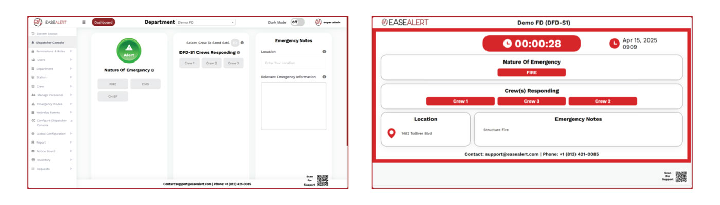 EaseAlert™ for Next-Generation Firefighter Alerting