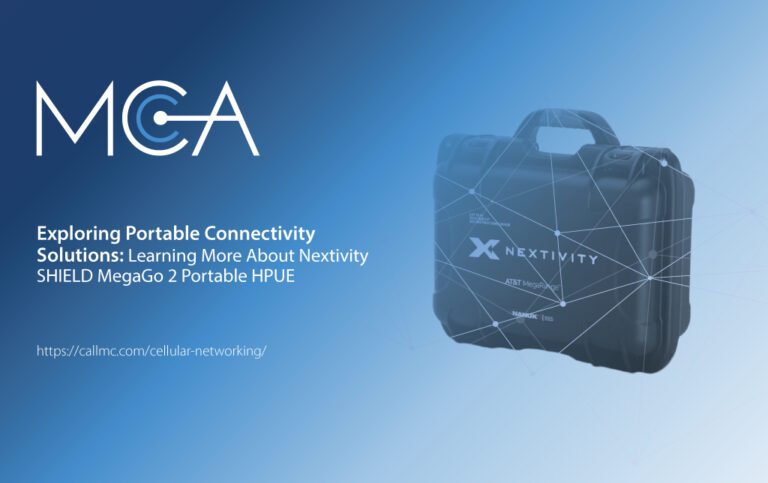 Nextivity SHIELD MegaGo 2 | MCA Portable HPUE 5G Solutions