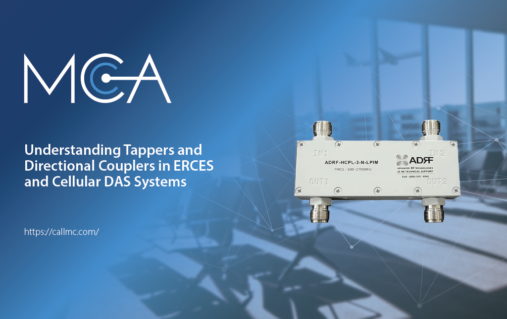 Tappers and Directional Couplers in BDA-DAS Systems